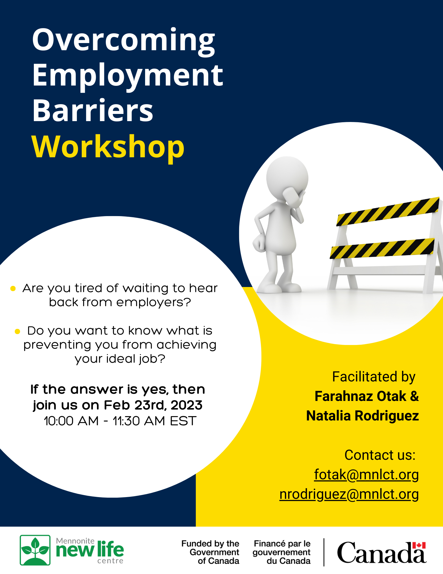 February 2023 Info Sessions & Workshops - MNLC