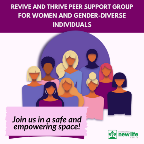 Revive and Thrive Peer Support Group - MNLC